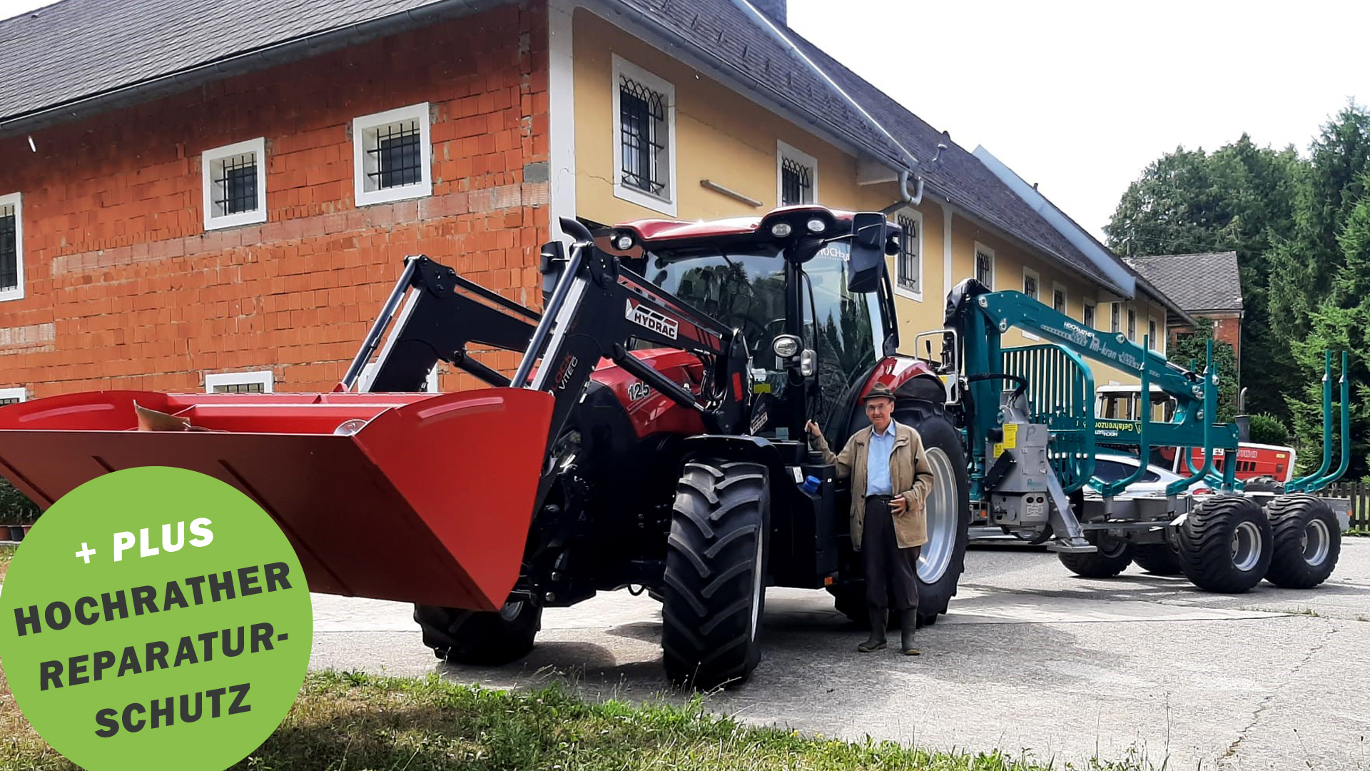 Traktorübergabe an Herrn Hiesmayr – Hochrather Landtechnik GmbH – Webshop