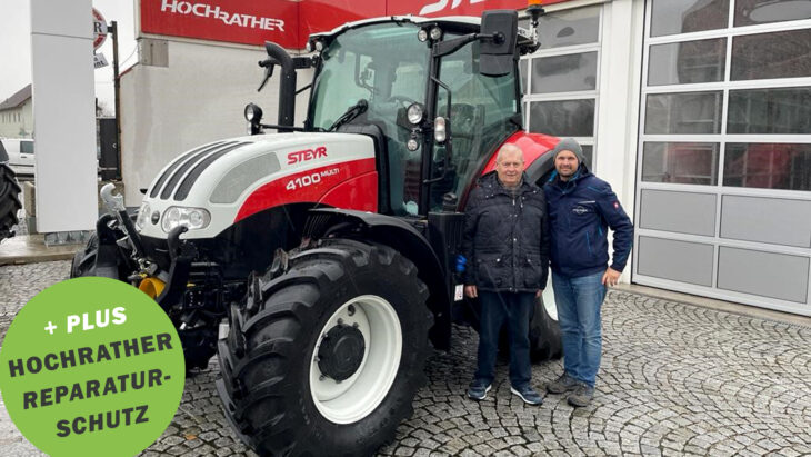 Traktor-Übergabe an Familie Ennsgrabner - Hochrather Landtechnik Shop
