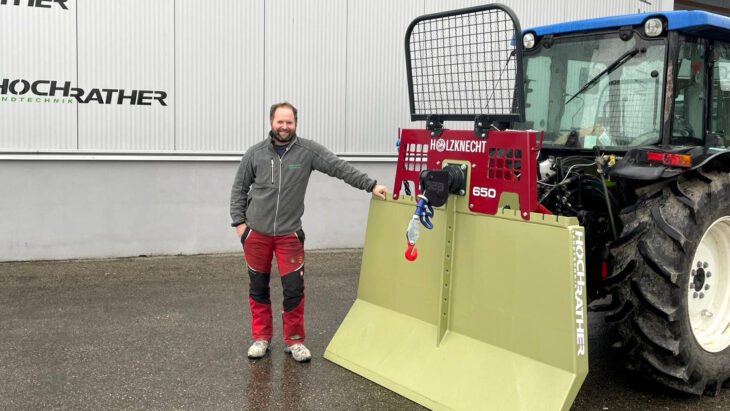 Seilwinden-Übergabe an die Familien Höllmüller und Üblacker ...