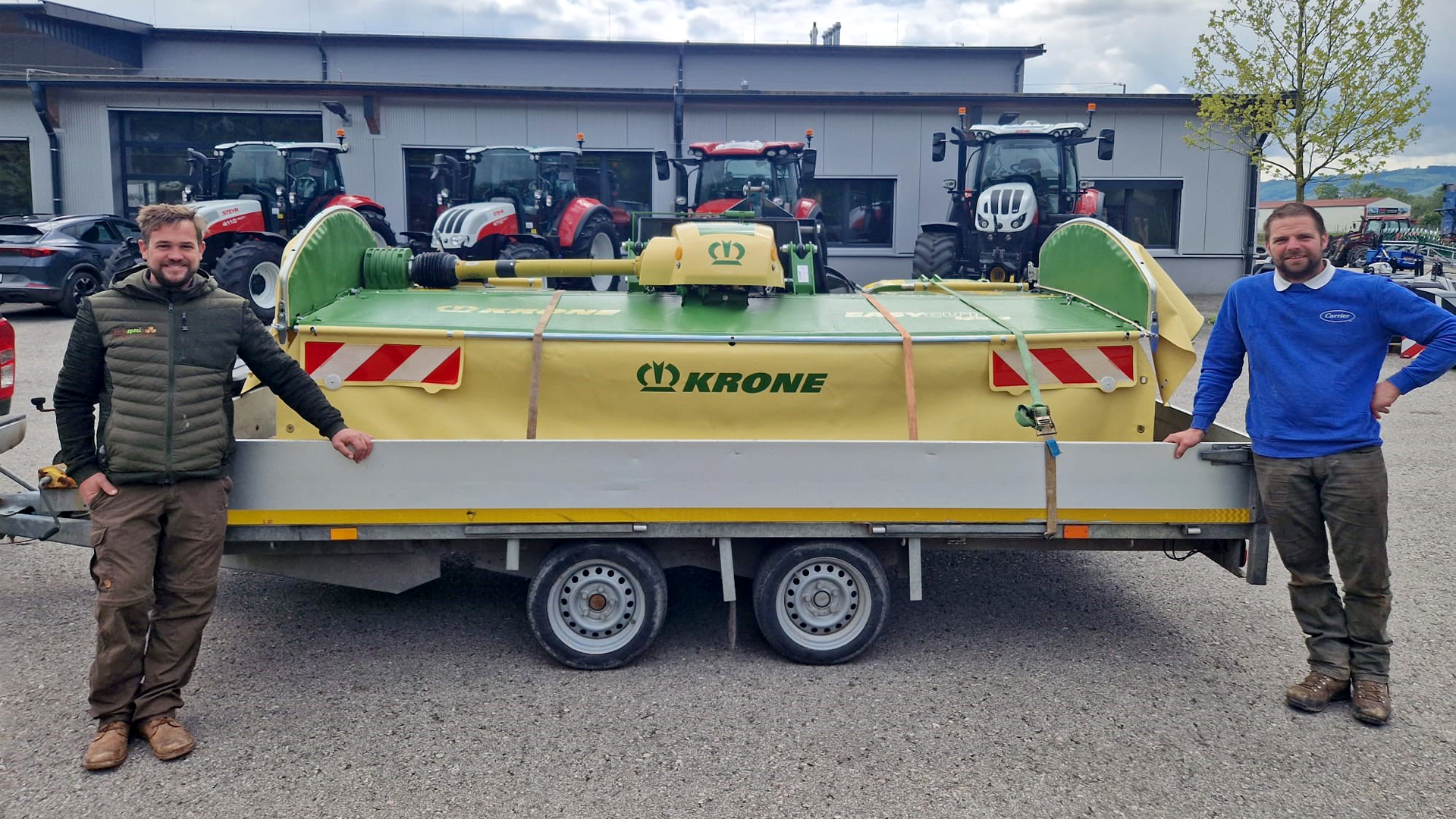 Frontmähwerk-Übergabe an Herrn Brenn und Herrn Pechgraber – Hochrather ...
